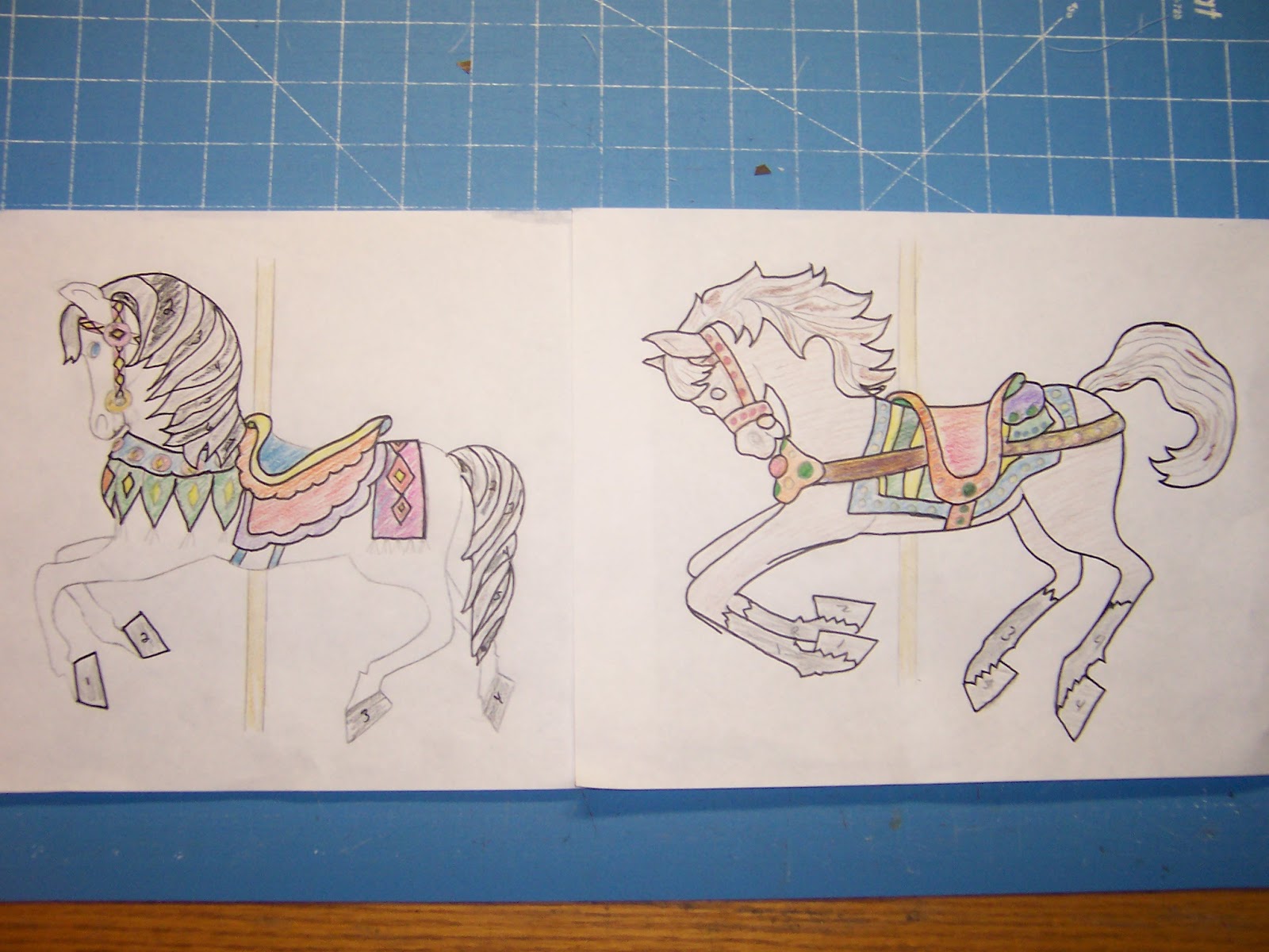 Jane's Quilting: Carousel Horses