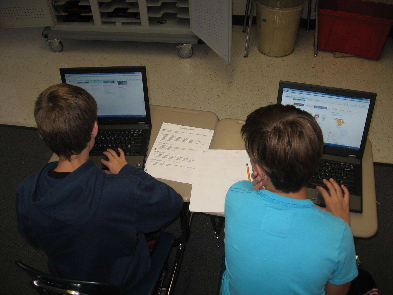Mr. Williams 6th Grade Science Blog: Bird Migration Project - Day 3