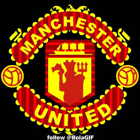 DP BBM Manchester United FC gambar foto Bintang animasi logo MU GIF ...