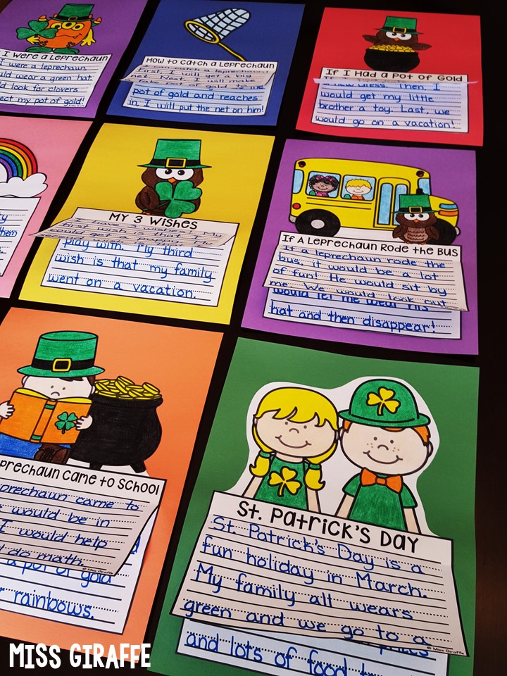 Miss Giraffe's Class: March Writing Activities and Bossy R Activities