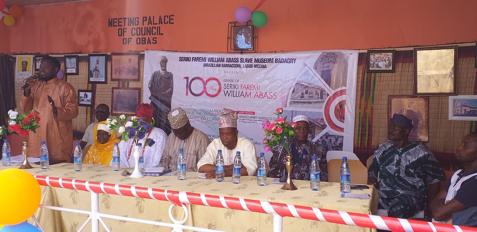 Anago James Akeem Osho as guest speaker at the 100 years demise of ...