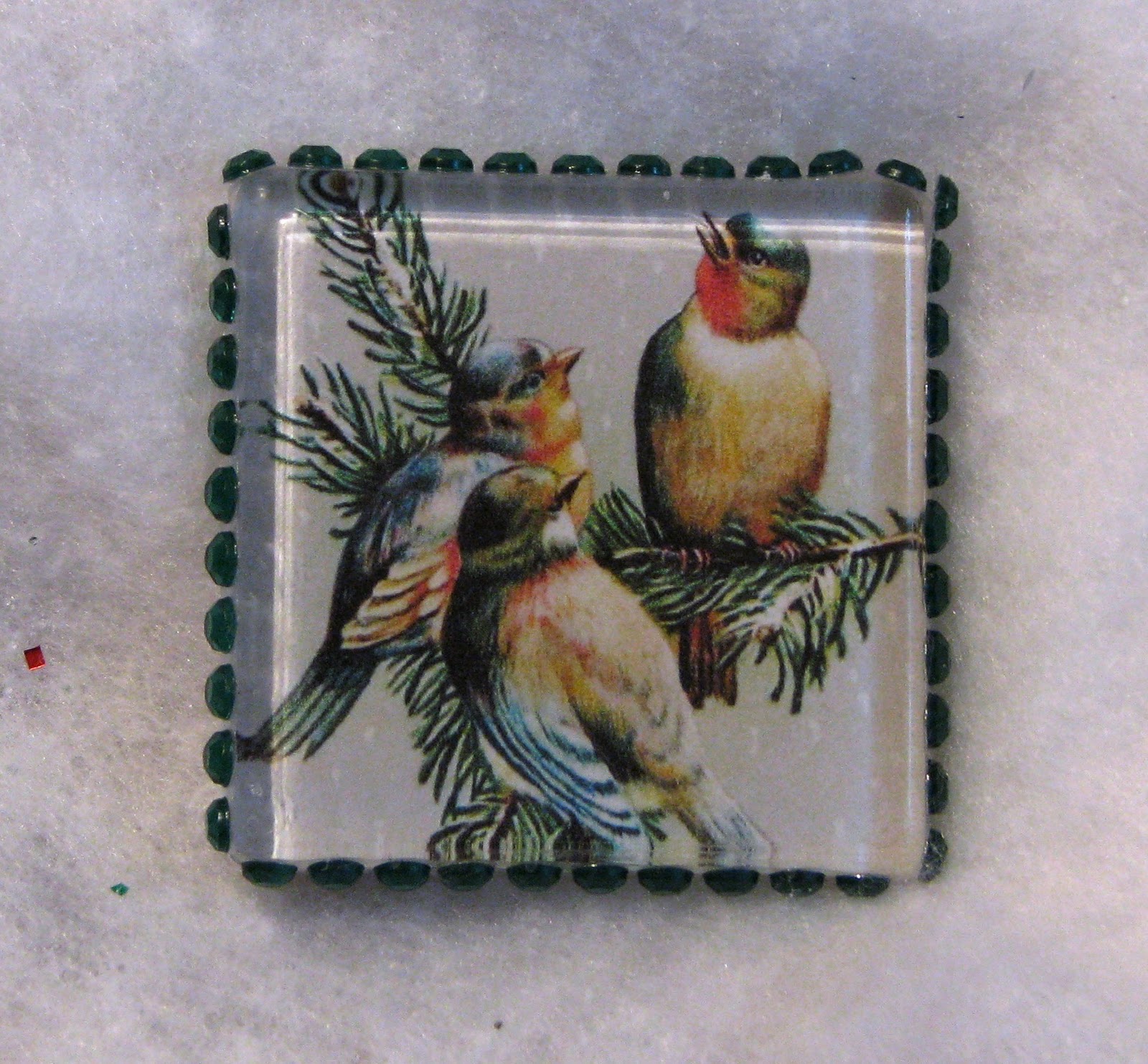 South Bay Studio: Blingy Bird Magnets