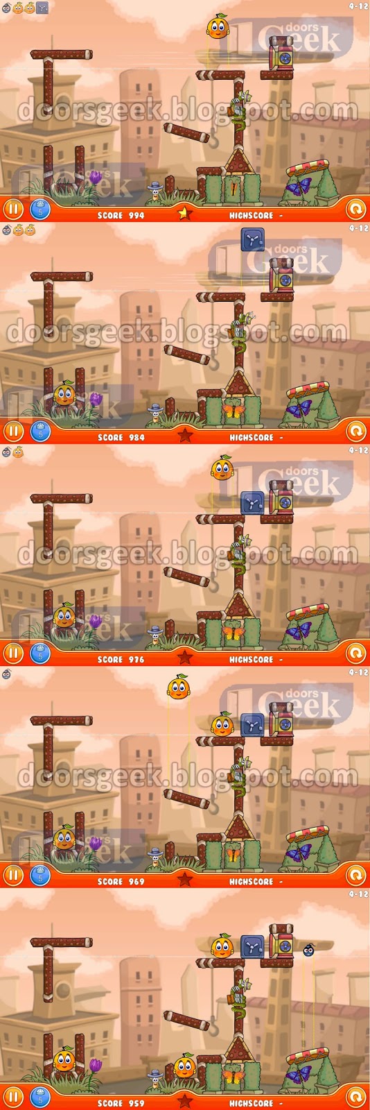 Cover Orange: Journey [Level 4-12] ~ Doors Geek