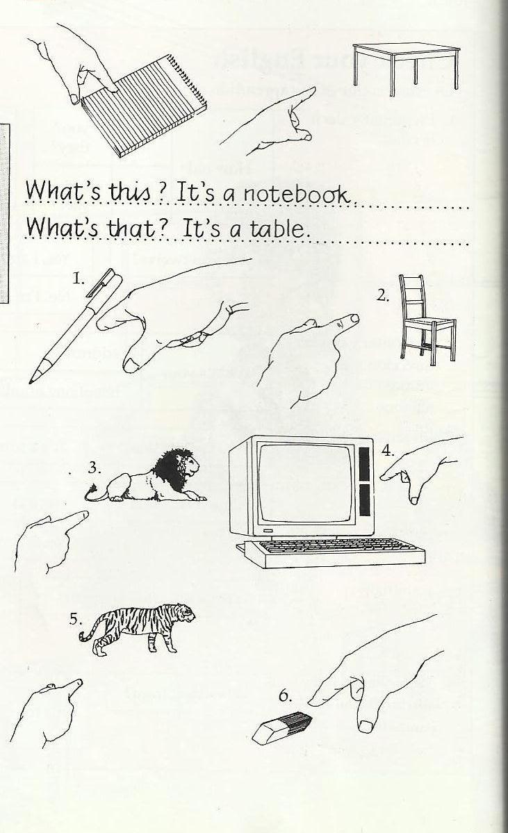 Englishpersonalteacher: Lesson 3: WHAT'S THIS?