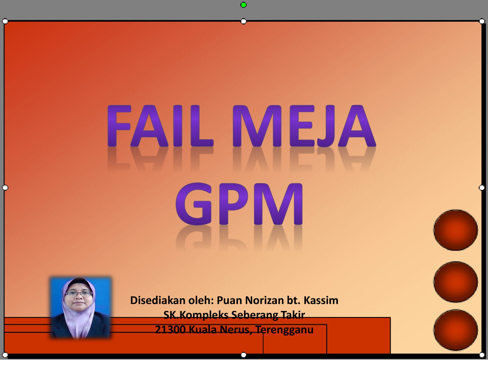 Pusat Sumber STARS: FAIL MEJA GPM