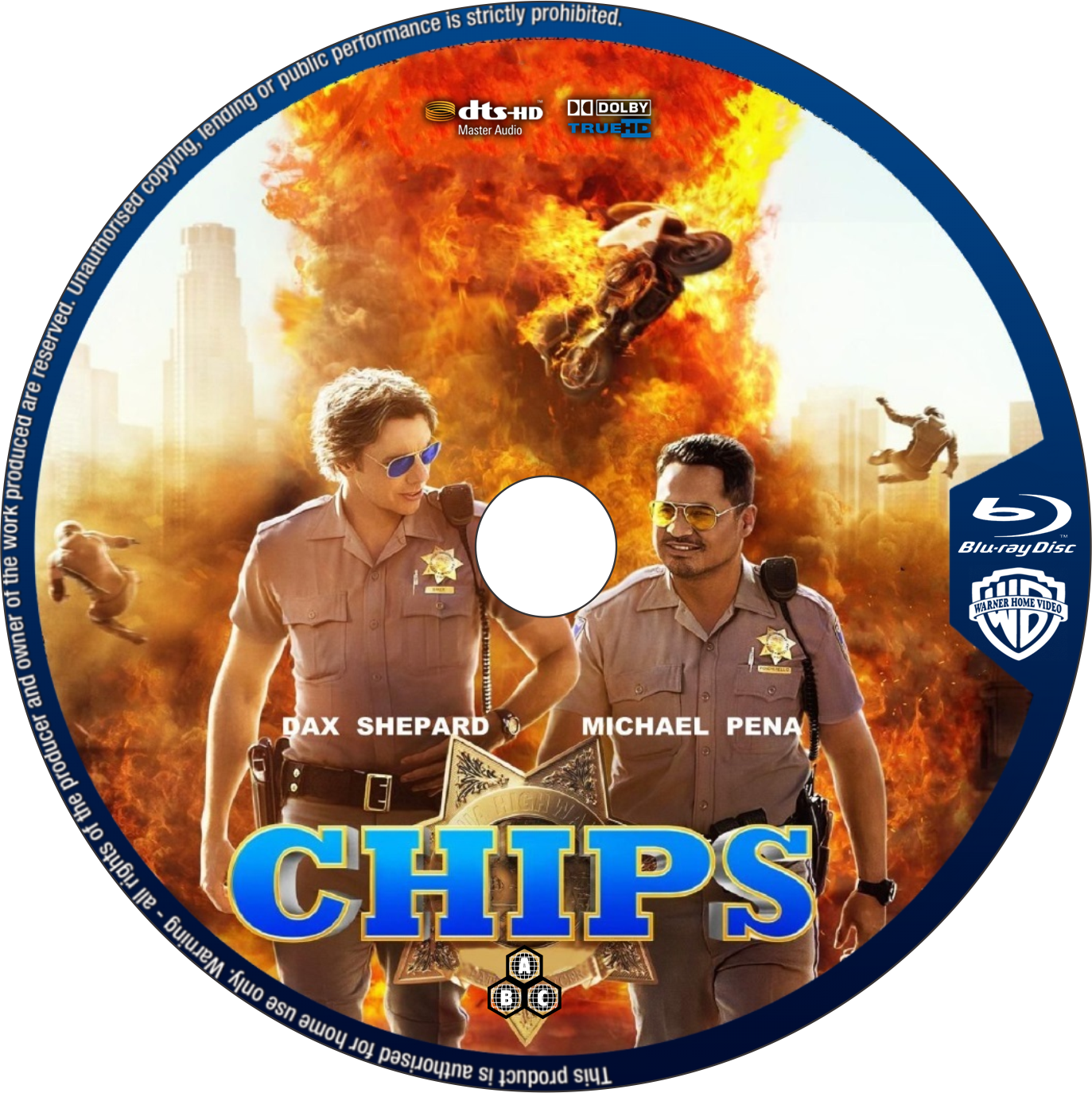 CAPAS DVD-R GRATIS: CHiPs - O Filme - Blu Ray