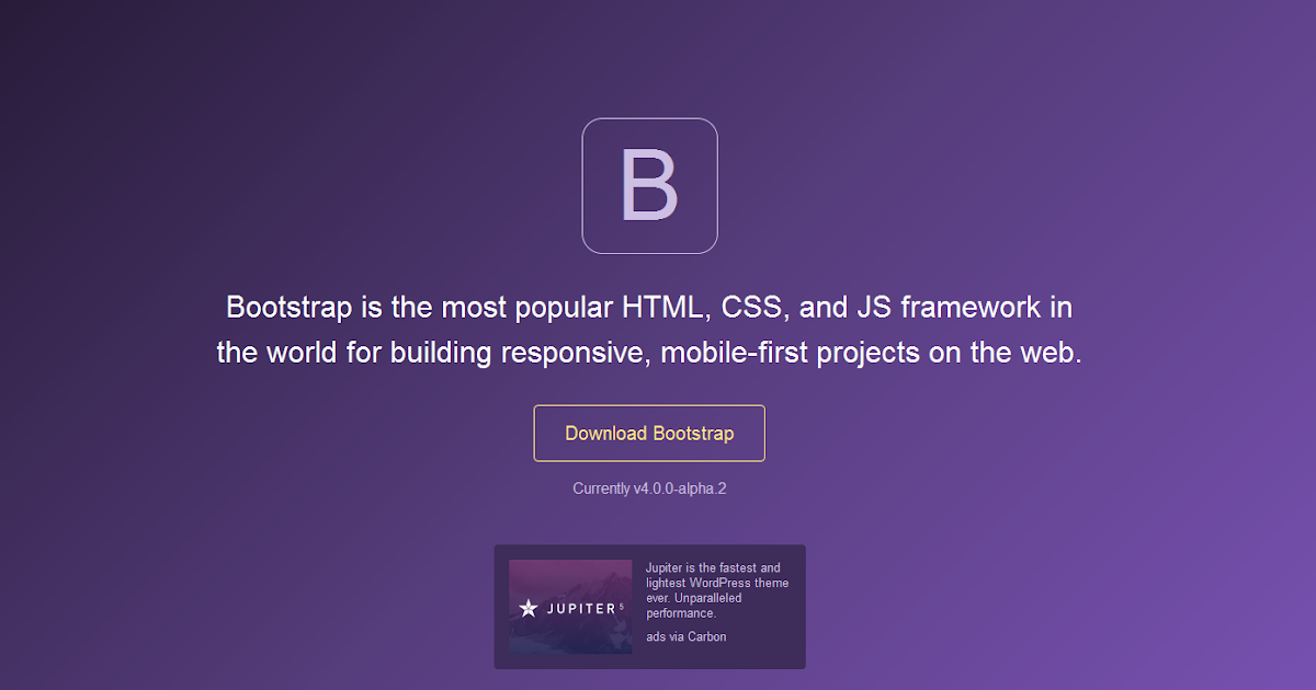 Akhirnya Bootstrap 4 Release | Terains
