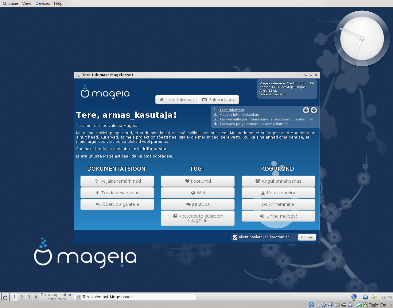 Mõtisklusi, kui mõtteid on...: Mageia 4 väljas