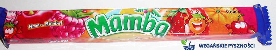 SMACZNE I WEGAŃSKIE: GUMA ROZPUSZCZALNA MAMBA Storck