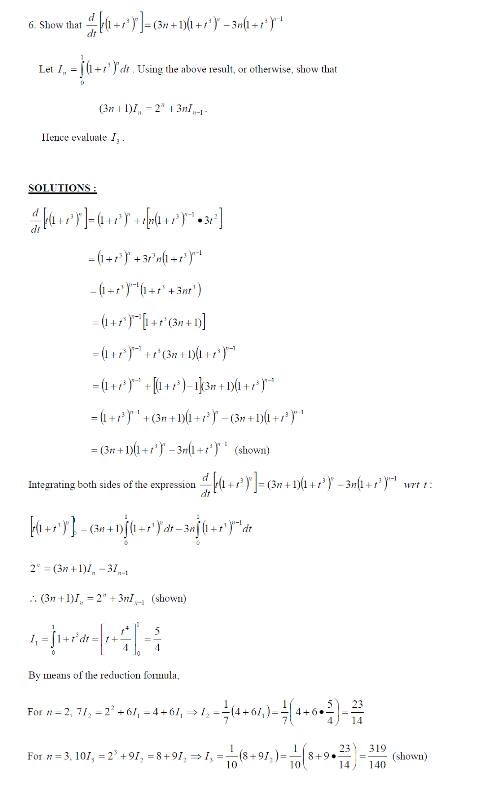 H2 Maths Tuition By White Group Mathematics