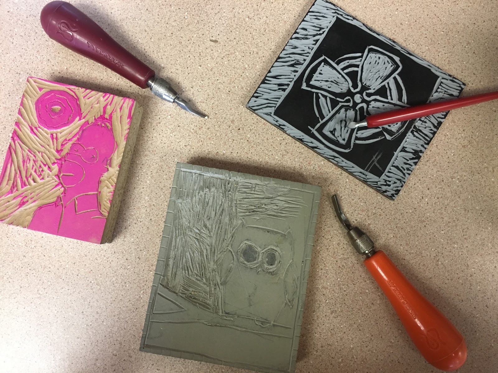 the ART of learning: Block Print Making