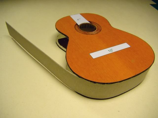 Eu Amo Artesanato: Violão de papel com molde