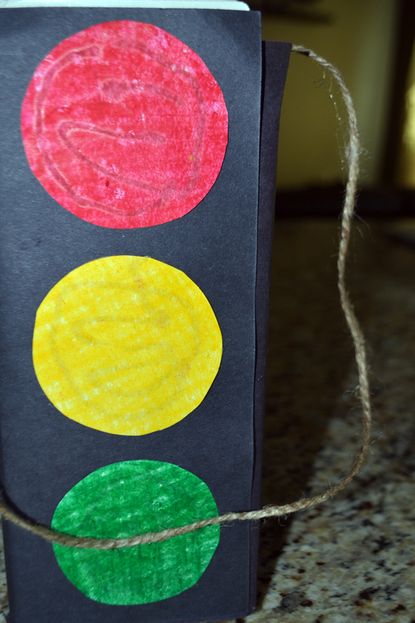 the smores. party of four.: diy stoplight.