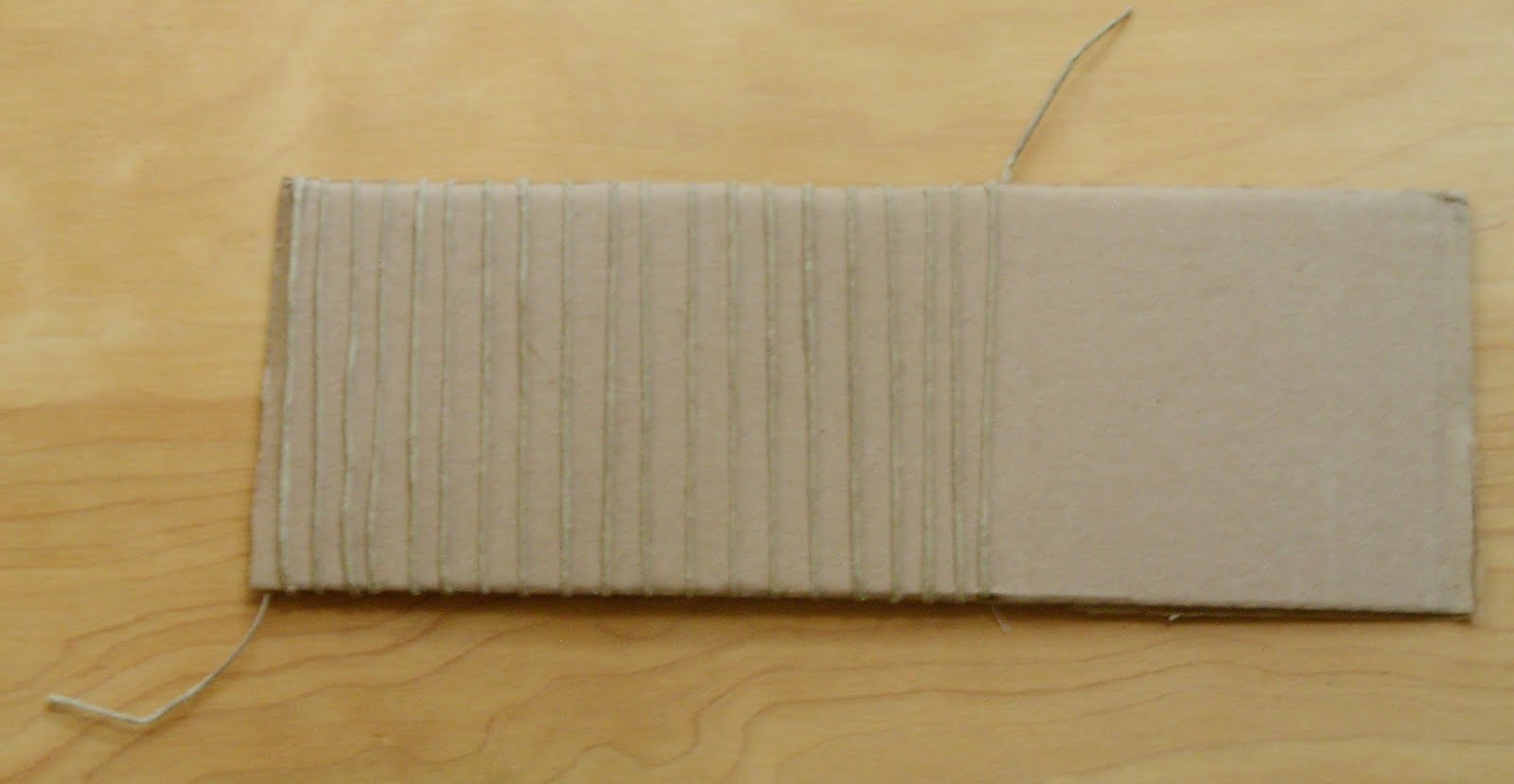 Cardboard and String