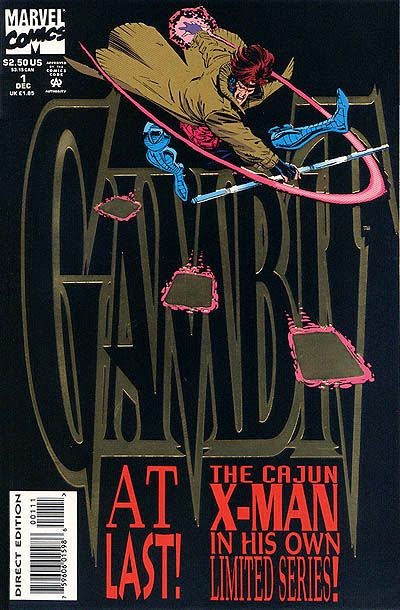 COMIC BOOK FAN AND LOVER: GAMBITO - MARVEL COMICS