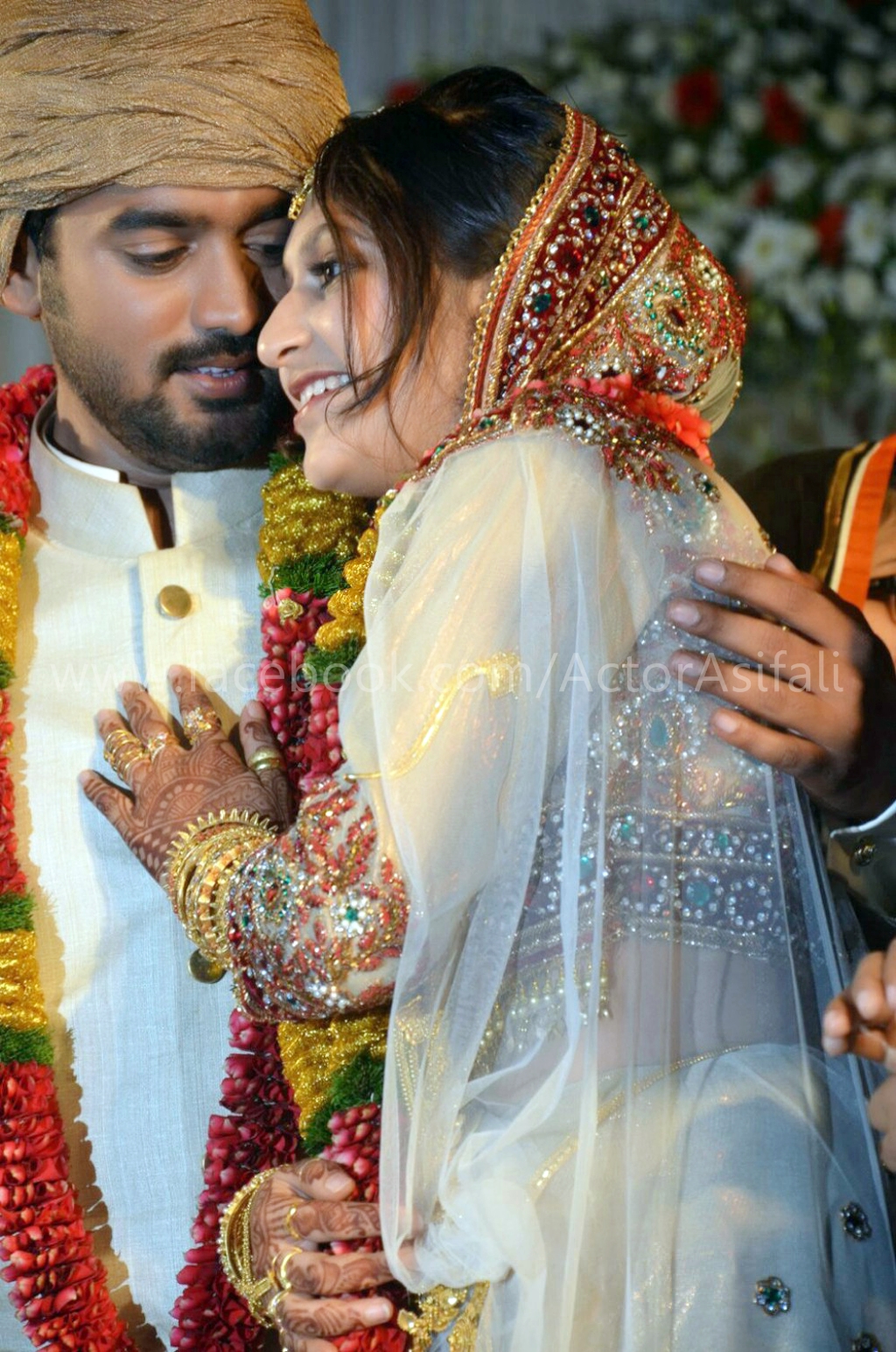 Actor Asif Ali Wedding Reception Photos
