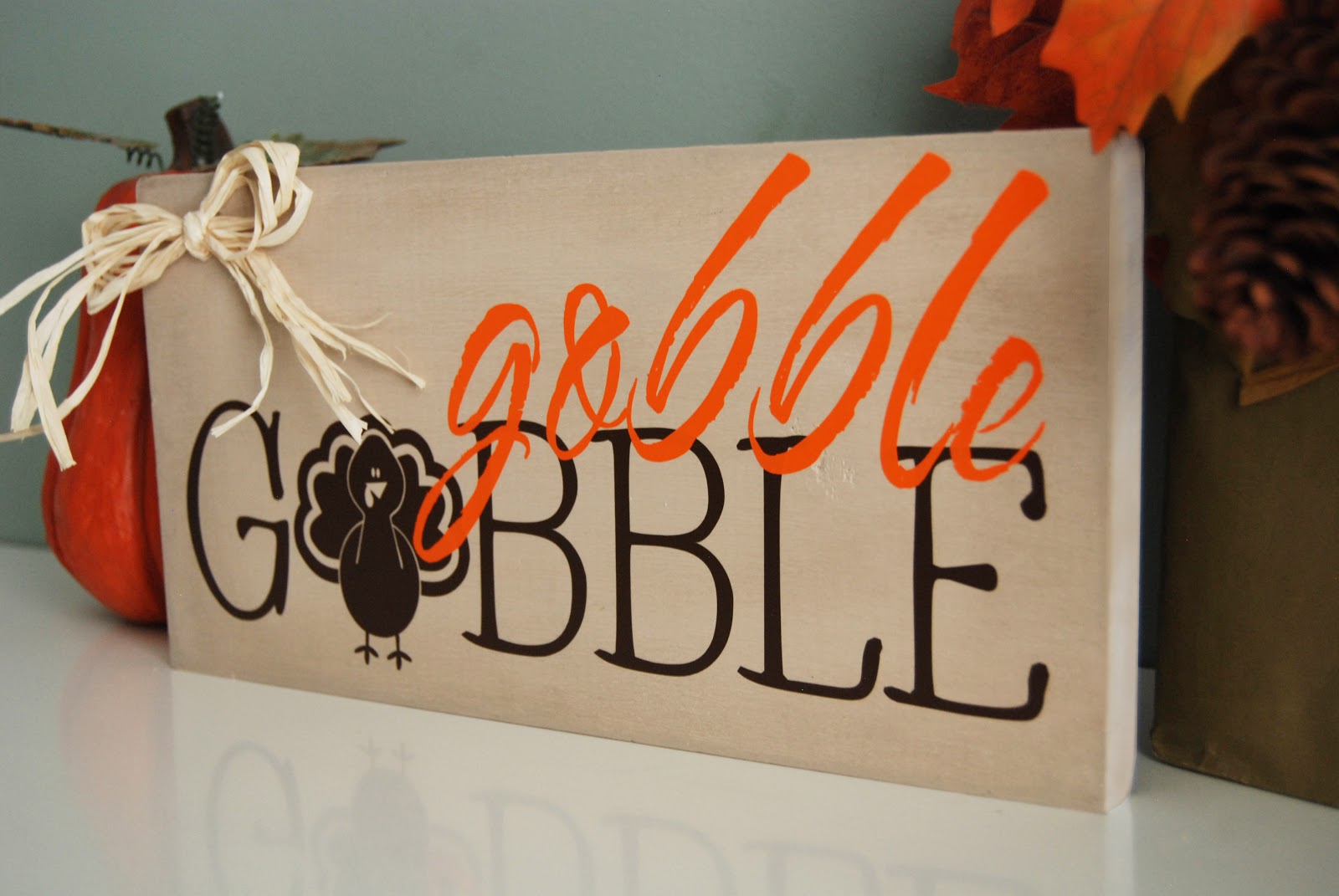 Quick and Easy Gobble Gobble Sign - Burton Avenue