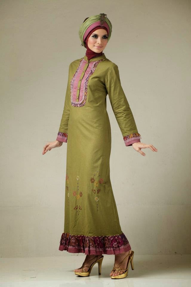 Model Baju Gamis Modis Busana Muslim AZKAsyah