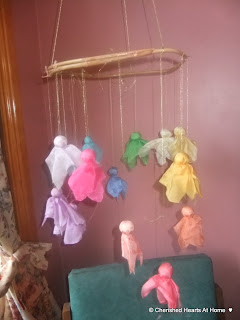 Cherished Hearts At Home: Silk Angel Mobile - Tutorial