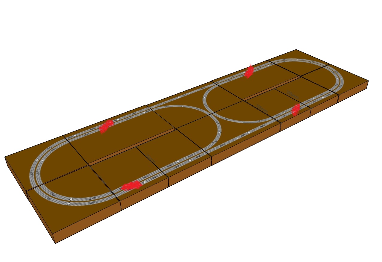 Model Railroad Miscellany: More T-Trak Outside The Box