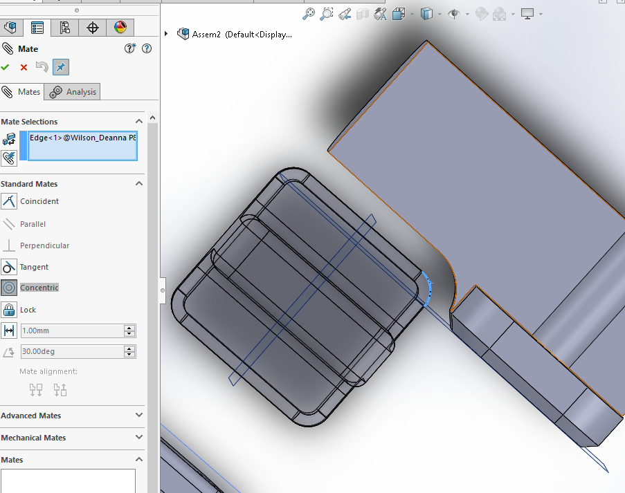 First time using solidworks!: Fillets, Chamfers, Lofts and Shells