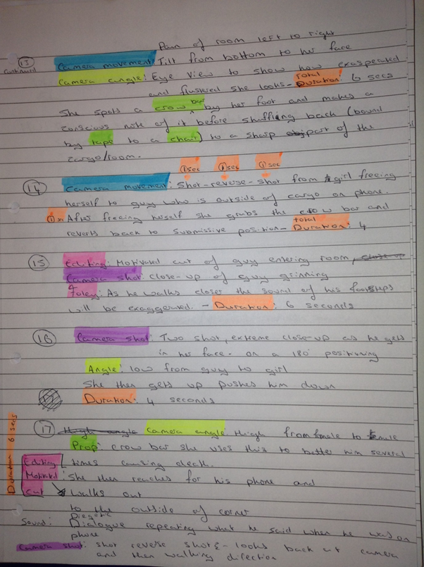 Media Coursework A2: Co-Director Notes