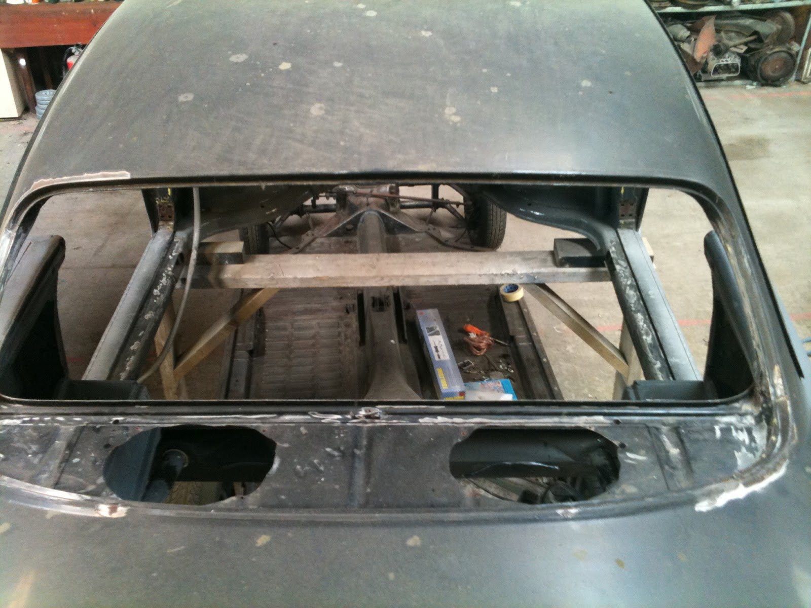 Jimbob's VW Restorations: Parcel Shelf Repair