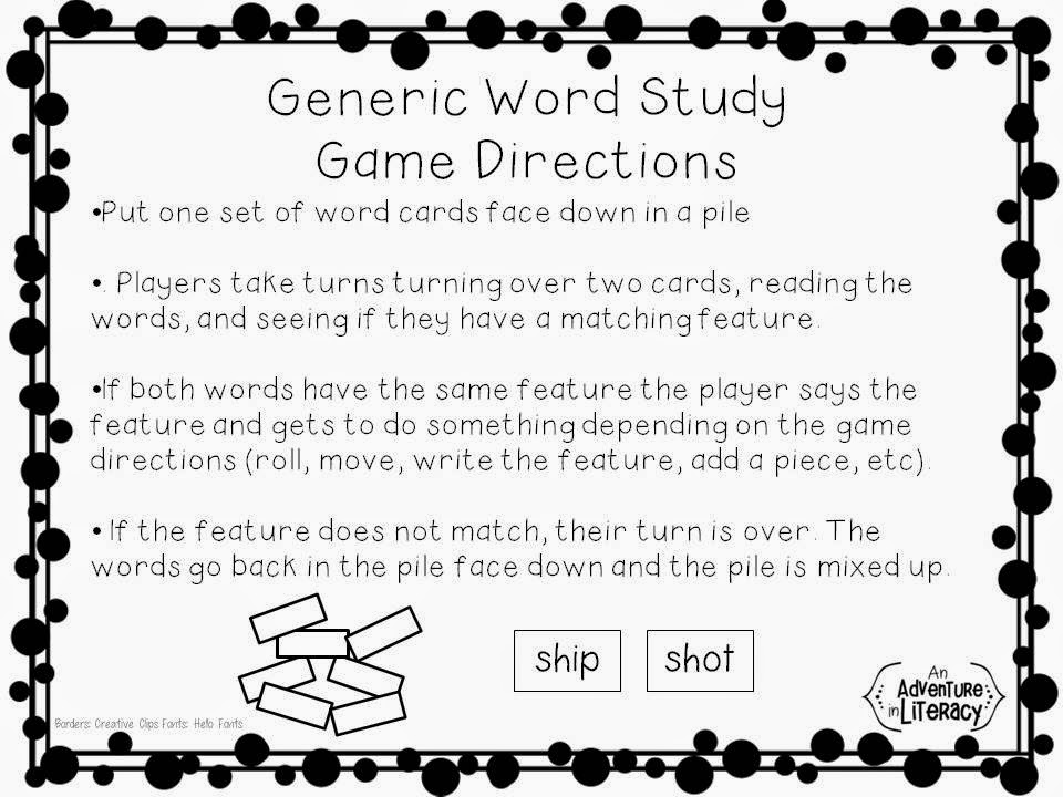 Easy Prep Word Study Games Adventures In Literacy Land easy-prep-word-study-games-adventures-in-literacy-land