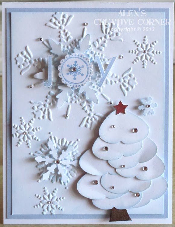 Alex's Creative Corner: Snowy Tree Card