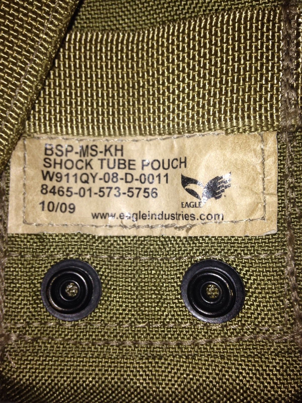 Webbingbabel: Eagle Industries SFLCS Shock Tube Pouch V.2