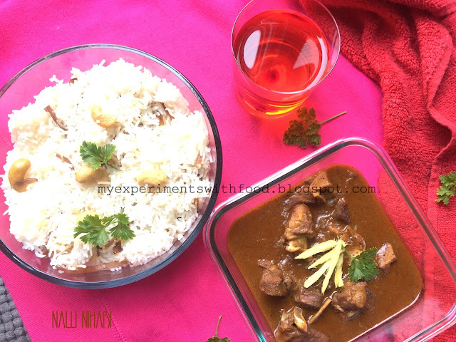 My Experiments With Food: Nalli Nihari/ Slow cooked Mutton in Spices