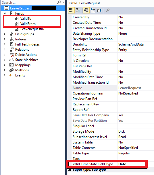 Valid Time State/Date Effective Framework