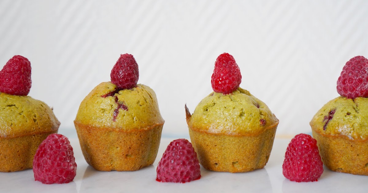 Farine d'étoiles: Muffins façon financiers matcha-framboises