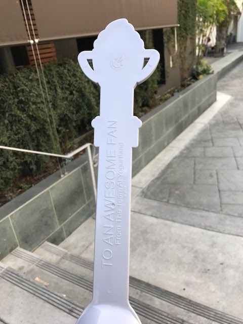 Fro-Yo Girl Speaks: Yogurtland’s NEW Giant Platinum Froyo Spoons