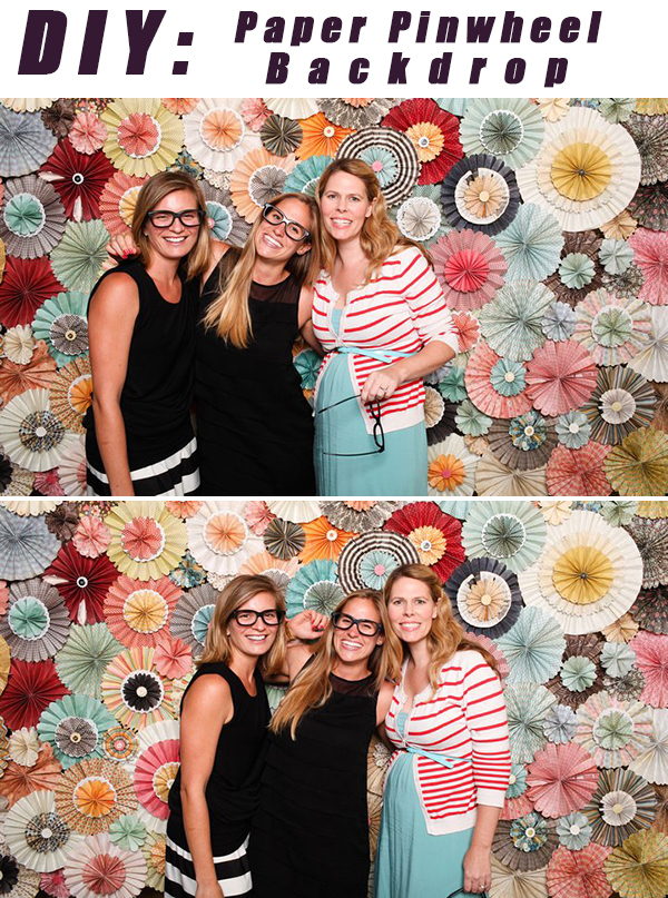 amorology: first comes love: DIY: Paper Pinwheel Backdrop