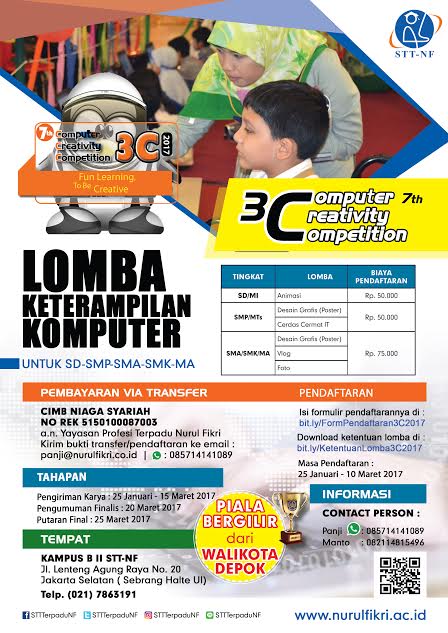 Lomba Komputer Keterampilan 2017 di Kampus Nurul Fikri ~ Belajar Bumi