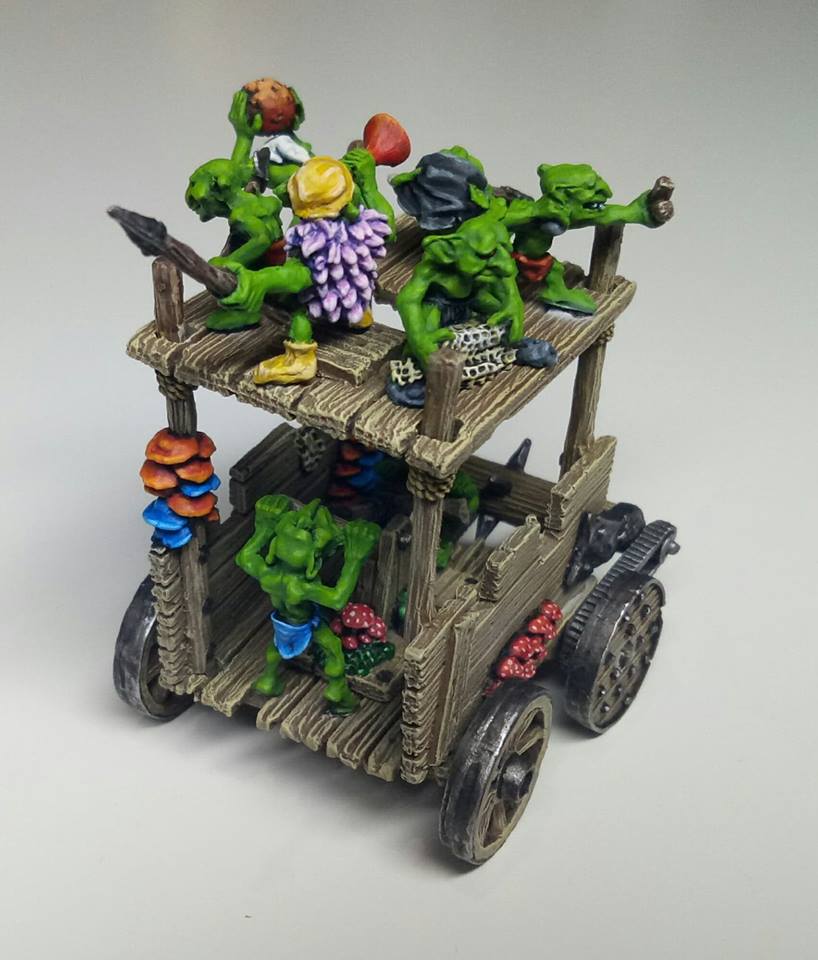 Herohammer: Snotling Pump Wagon - double decker