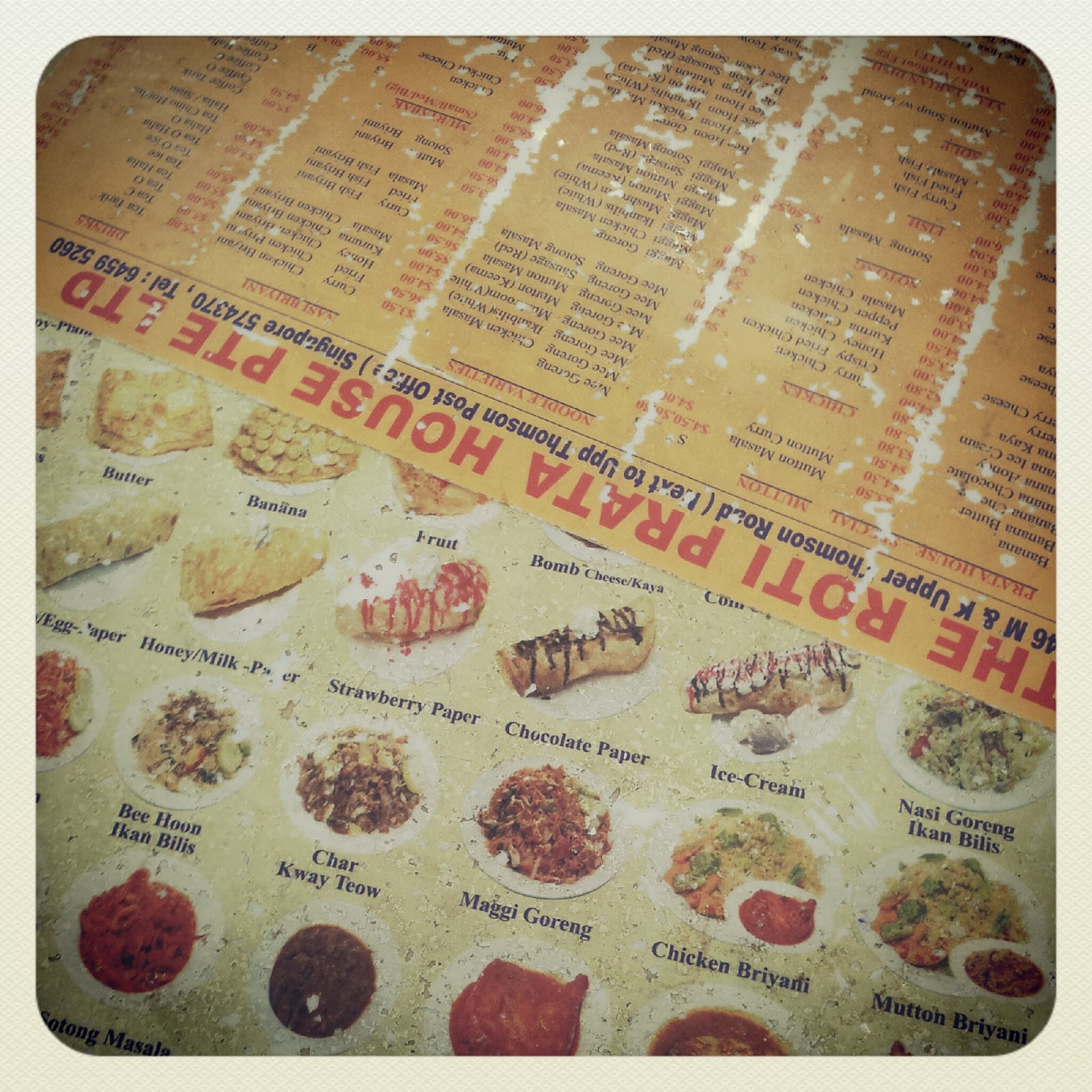 The Food Journey: The Roti Prata House @ Upper Thomson