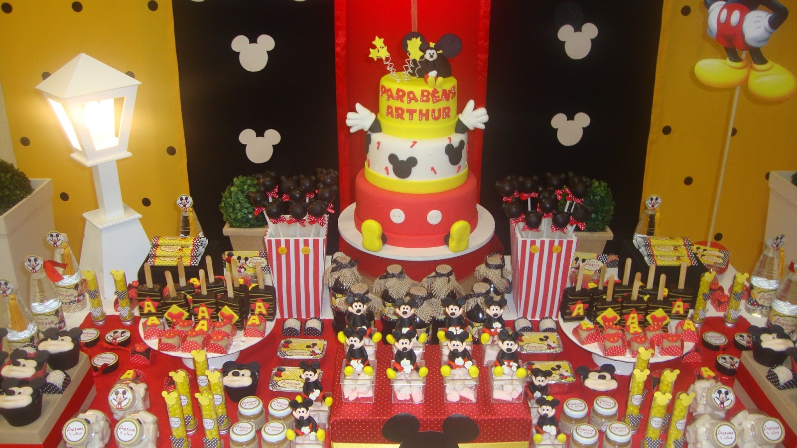 Linda Demais Festas: Tema Mickey