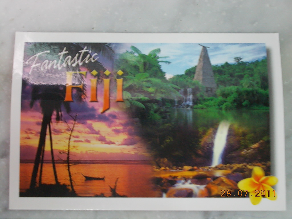 FDC, cover and Philatelic／enveloppe et philatélie: Postcard from Fiji ...