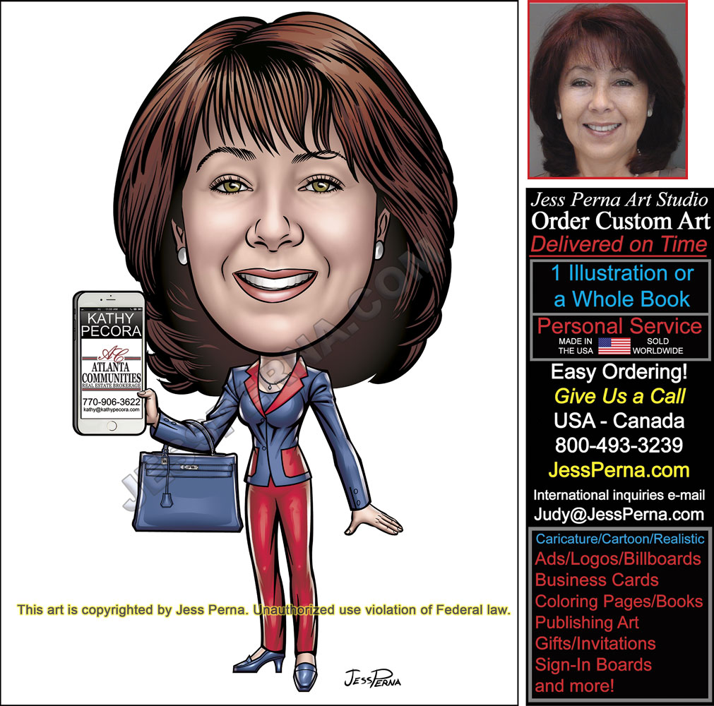 How to Order Ad Cartoons and Caricatures: Caricatures for Real Estate Signs