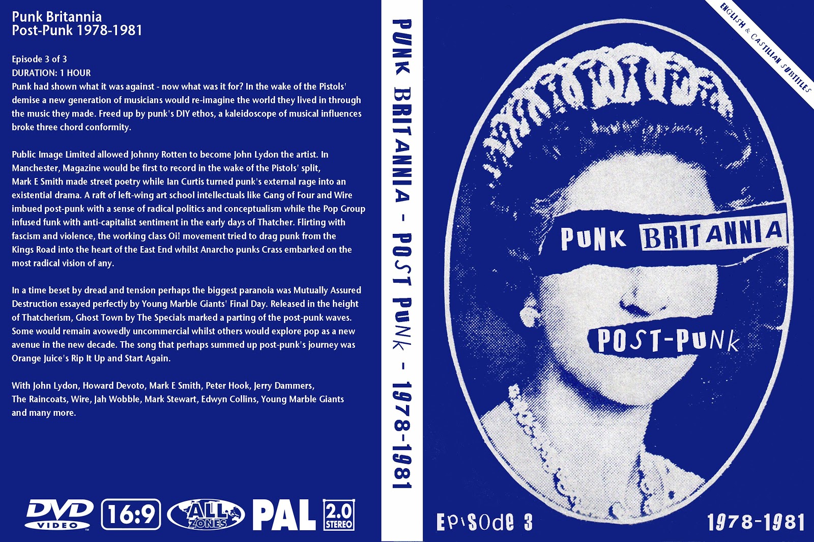 BANCA DO ROCK Rock Concert DVD: 2297 - DVD - PUNK BRITANNIA 1978 - 1981 ...