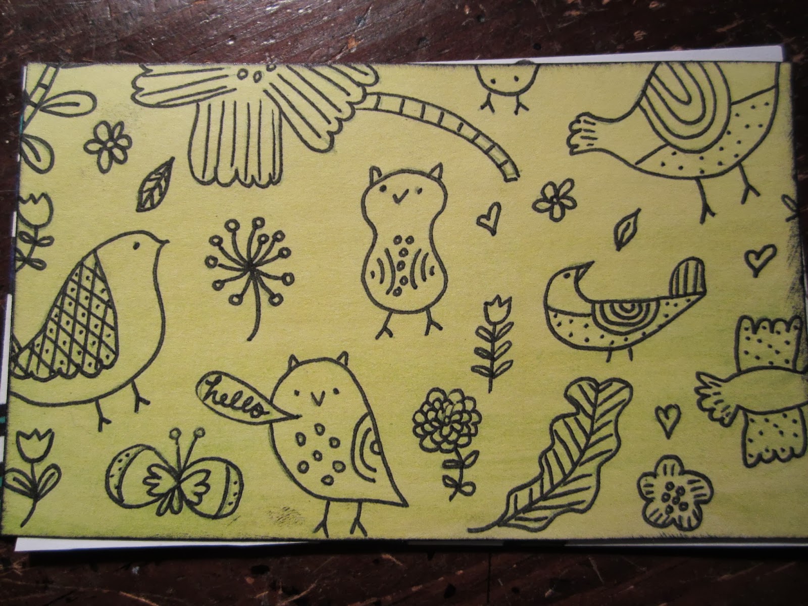 Drawing near: Index Card Art: Week Three
