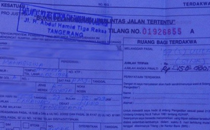 Tolak Slip Merah, Minta Slip Biru Saat di Tilang ~ Kunjungime