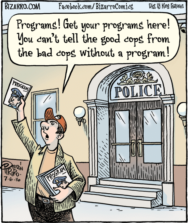 Mystery Fanfare: Cartoon of the Day: Good Cop/Bad Cop