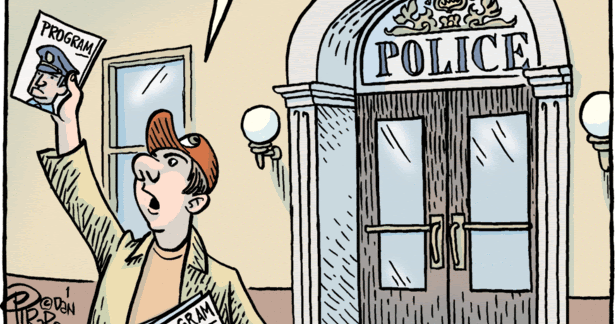 Mystery Fanfare: Cartoon of the Day: Good Cop/Bad Cop