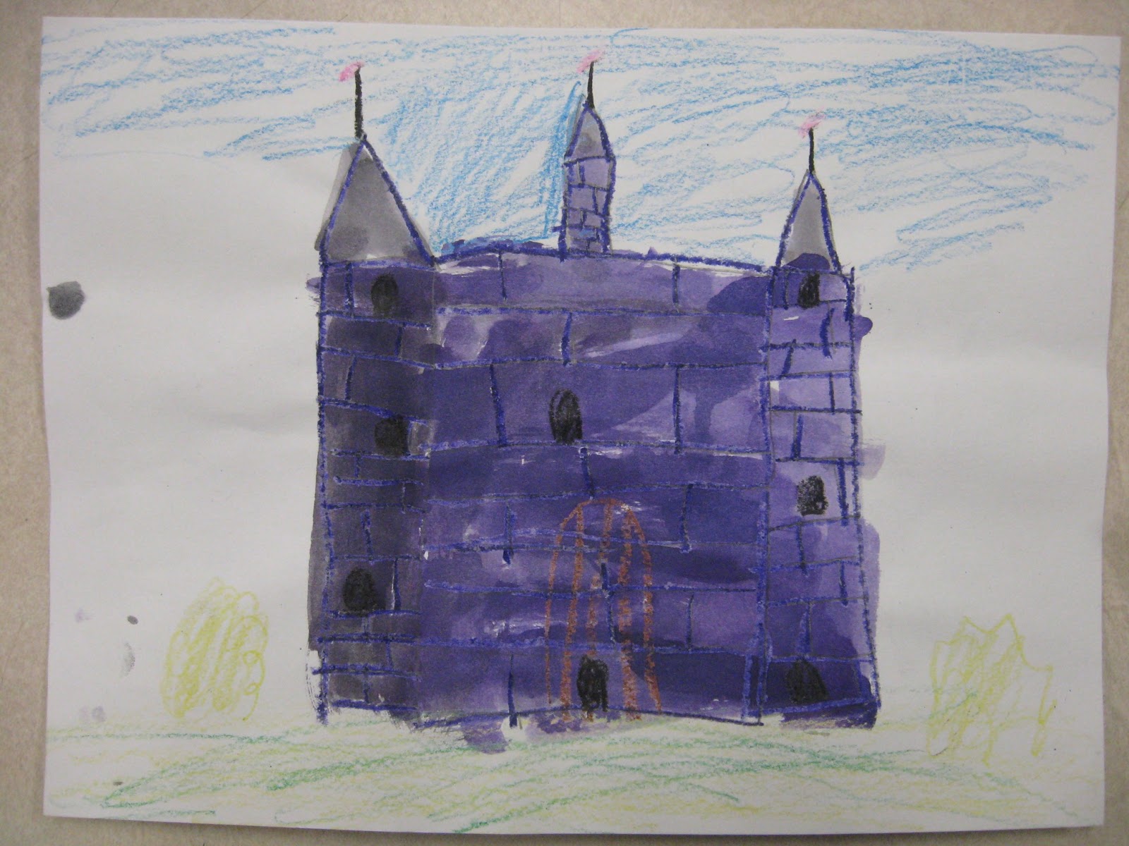 Miss Young's Art Room: 1st Grade Castles