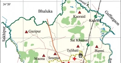 Gazipur District: Map Gazipur District