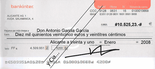Derecho Mercantil : FORMAS ESPECIALES DEL CHEQUE