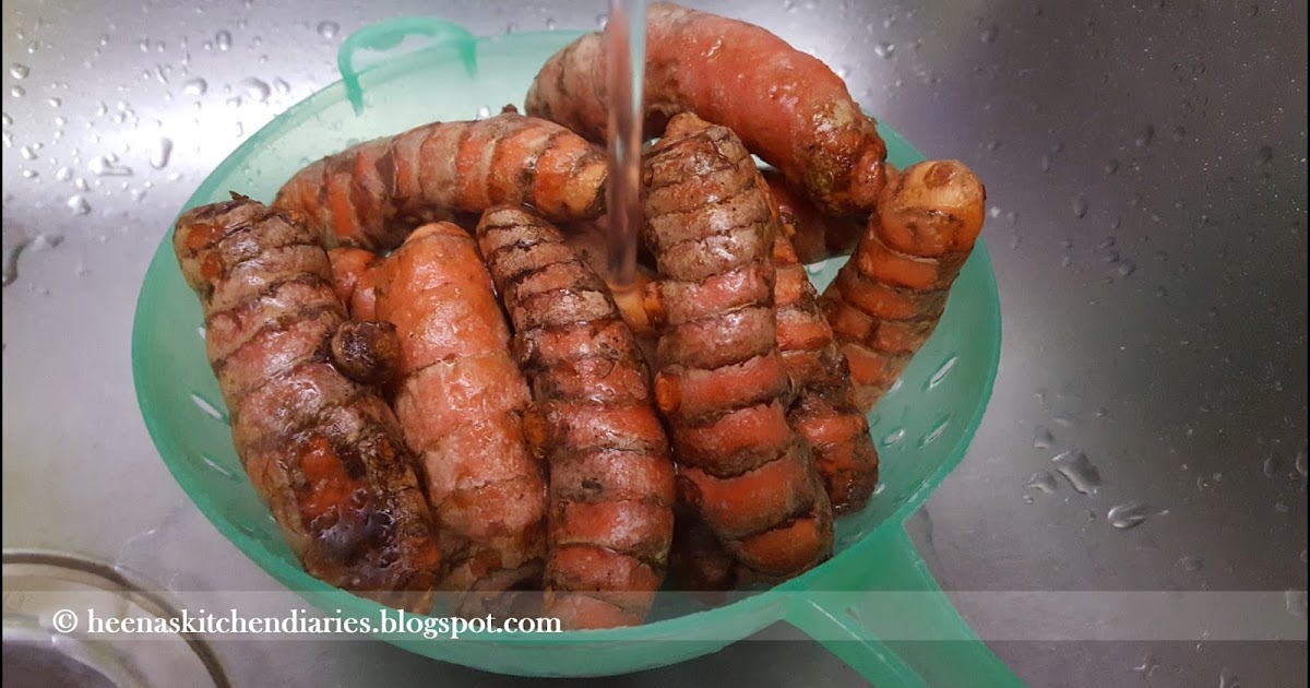 Heena's Kitchen Diaries: Amba Haldar Pickle | Fresh Mango-ginger / Raw ...